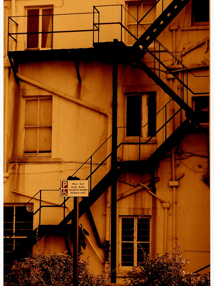 "Fire Escape" Sticker for Sale by duncandragon | Redbubble