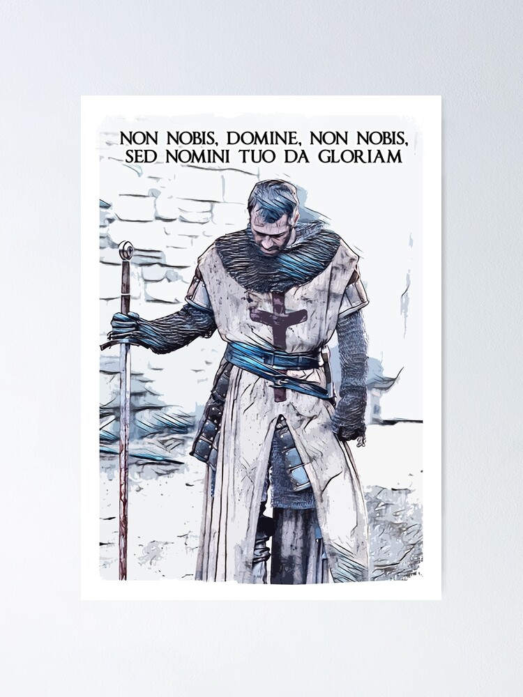 "Knights Templar motto / The crusader / abstract captivating portrait ...