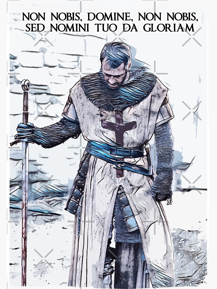 "Knights Templar motto / The crusader / abstract captivating portrait ...