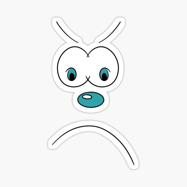 "Face emotion facial expressions feeling frustration angry mad" Sticker ...