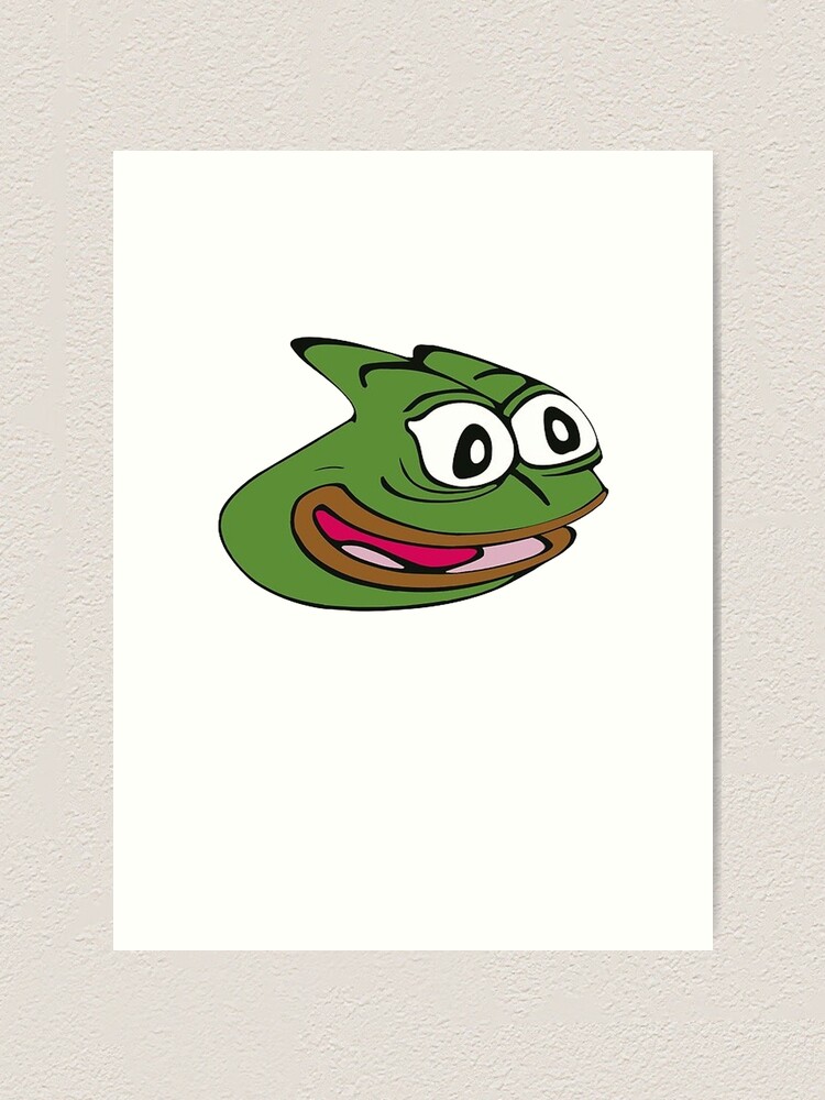 "PEPEGA" Art Print for Sale by vapenayshXD | Redbubble