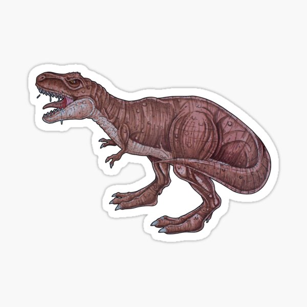 "T-rex" Sticker for Sale by dracuria | Redbubble