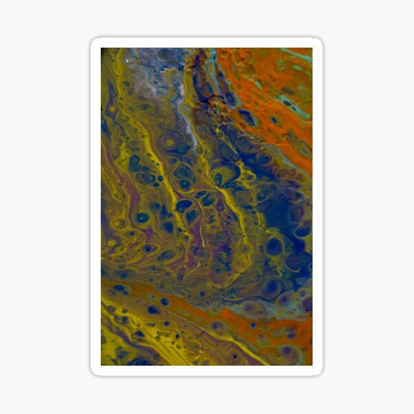 "Bubble Tide" Sticker by AbrorschachArt | Redbubble