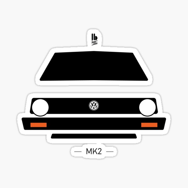 Sticker: Golf Mk2 | Redbubble
