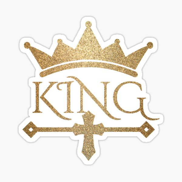 "King" Sticker for Sale by FantasySkyArt | Redbubble