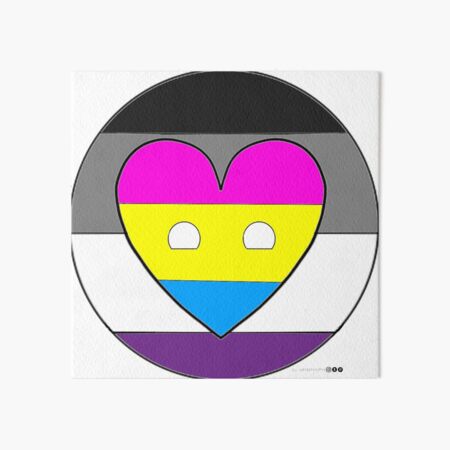 "Asexual Panromantic face" Art Board Print by LGBTQIACOMIX | Redbubble