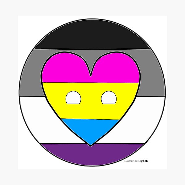 "Asexual Panromantic face" Photographic Print for Sale by LGBTQIACOMIX ...