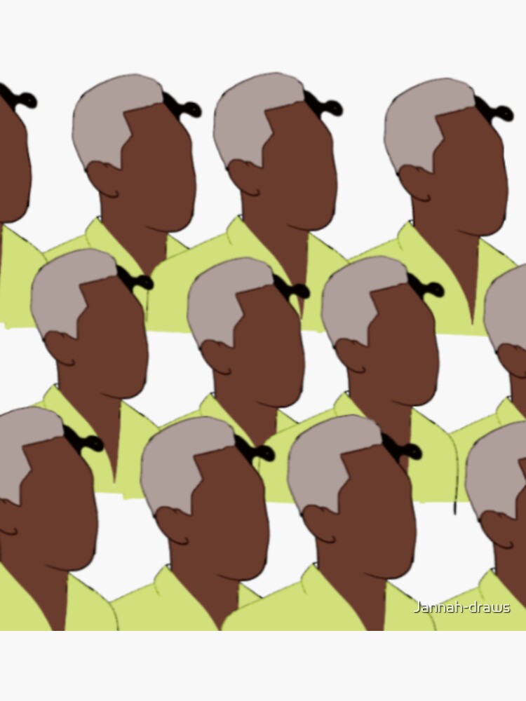 "Igor’s theme silhouette " Sticker by Jannah-draws | Redbubble