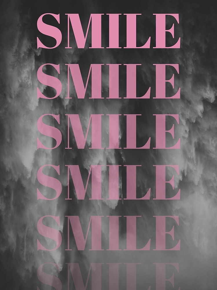 "Faded Smile Graphic " by emilytitman | Redbubble