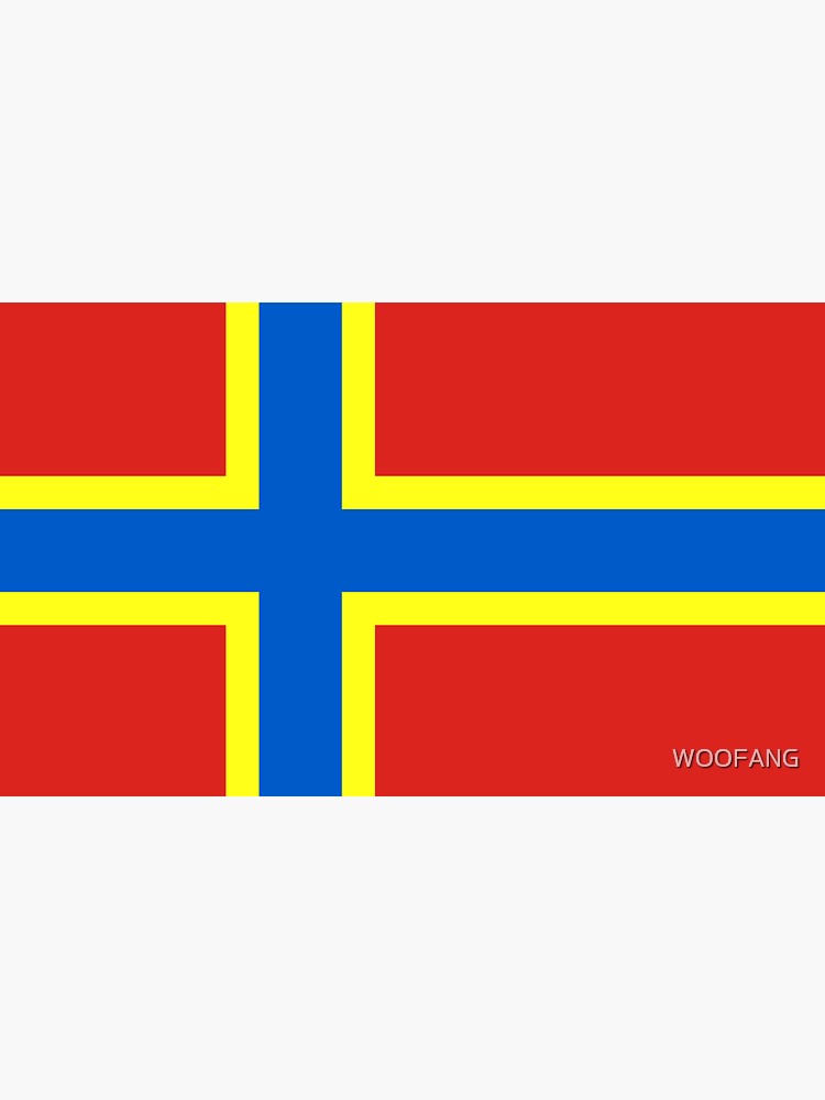 "FLAG OF THE ORKNEY ISLANDS" Sticker by WOOFANG | Redbubble