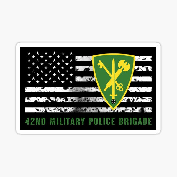 "42nd Military Police Brigade" Sticker for Sale by MilitaryCandA ...