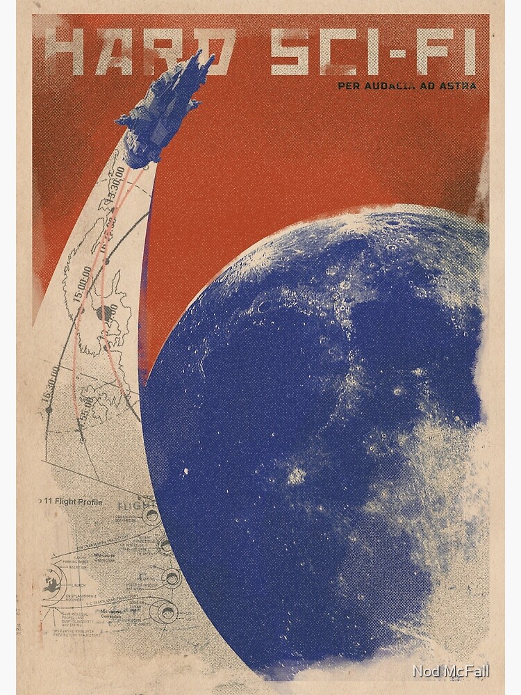 "Hard Sci-Fi Genre Poster" Poster for Sale by kuyanod | Redbubble