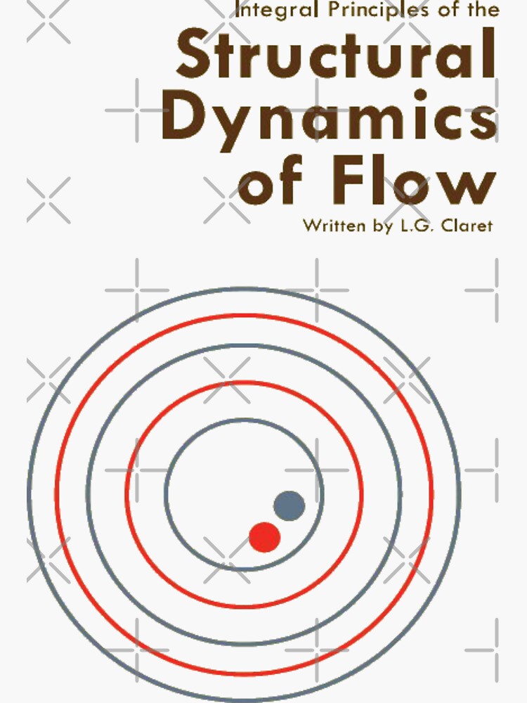 "Structural Dynamics of Flow" Sticker for Sale by symbolized | Redbubble