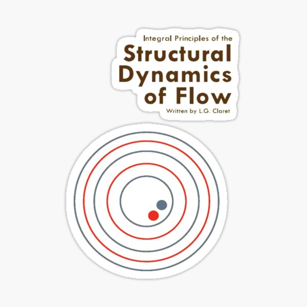 "Structural Dynamics of Flow" Sticker for Sale by symbolized | Redbubble
