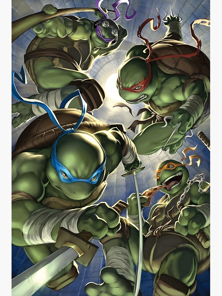 "Cowabunga" Poster by Quirkart | Redbubble