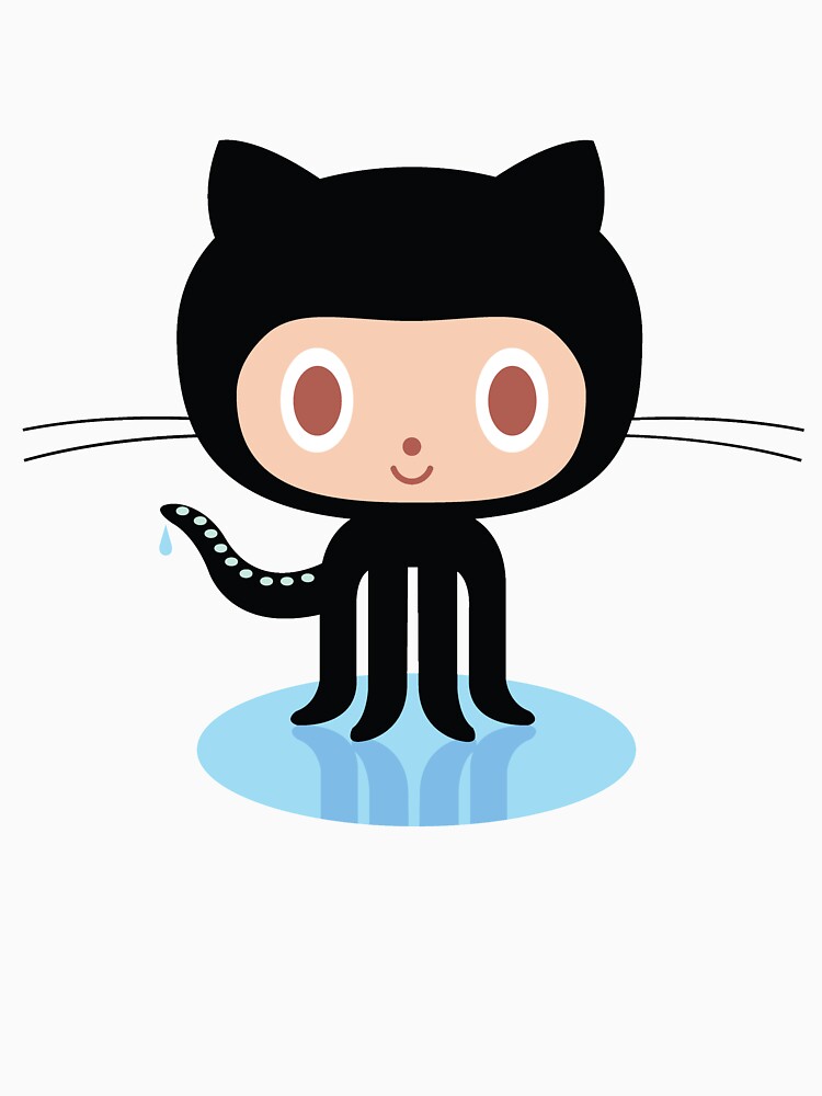 Github octocat" T-shirt for Sale by cadcamcaefea | Redbubble | github t-shirts - octocat t ...