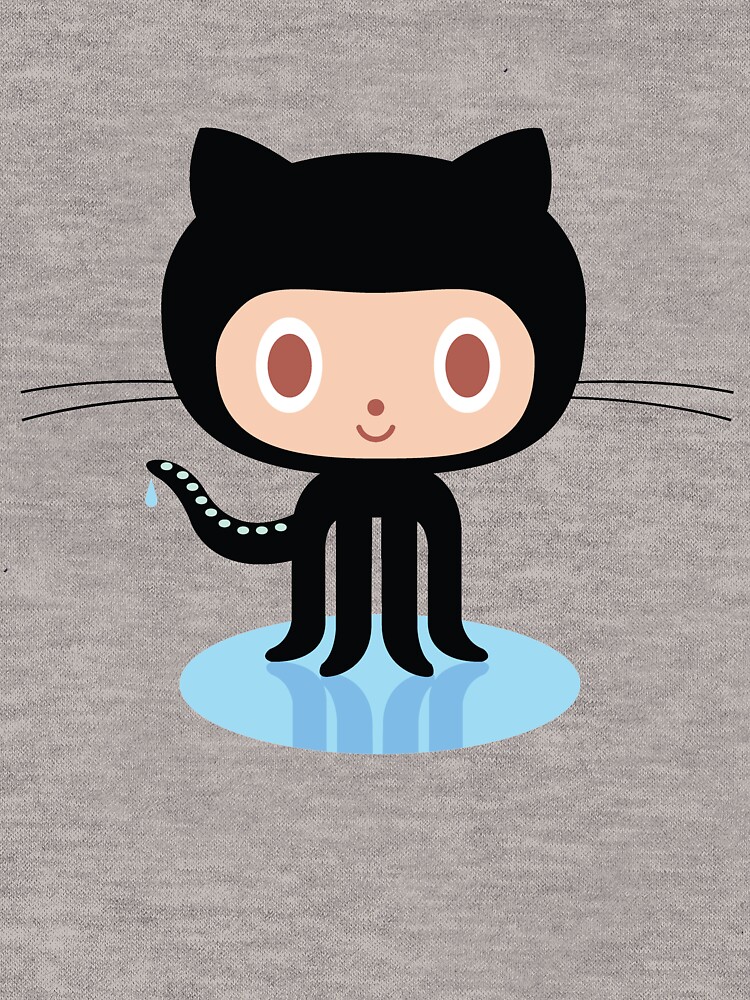 Github octocat" Lightweight Hoodie for Sale by cadcamcaefea | Redbubble