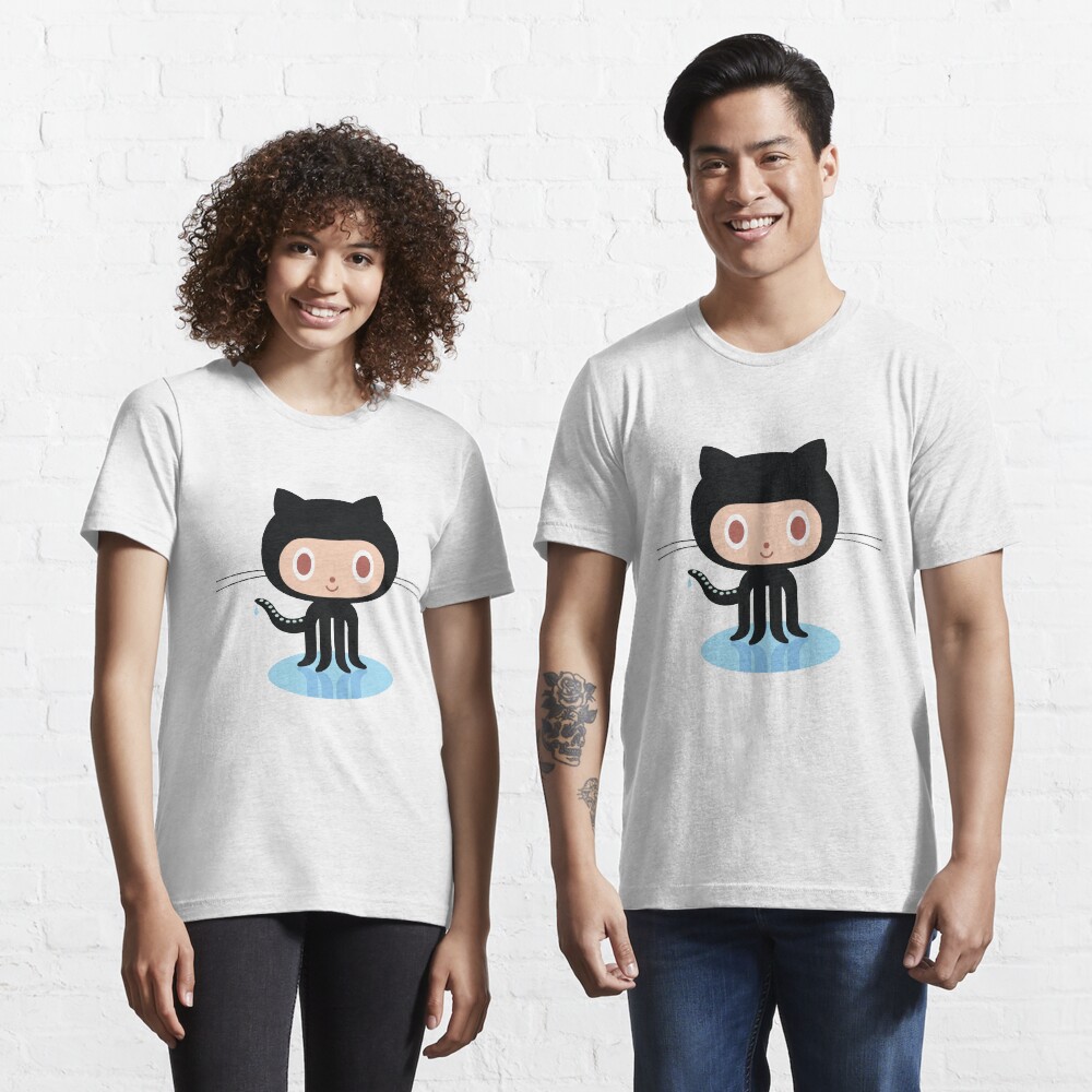 Github octocat" T-shirt for Sale by cadcamcaefea | Redbubble | github t-shirts - octocat t ...