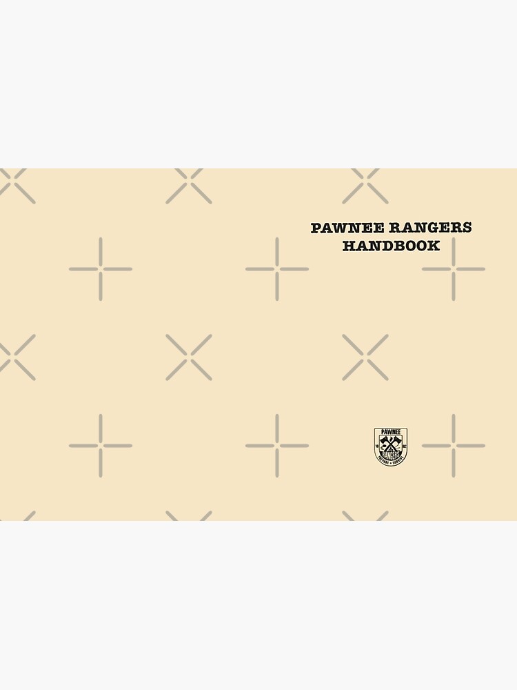 "Pawnee Rangers Handbook Parks and Recreation" Hardcover Journal for ...