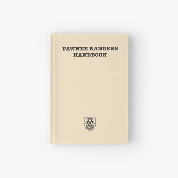 "Pawnee Rangers Handbook Parks and Recreation" Hardcover Journal for ...