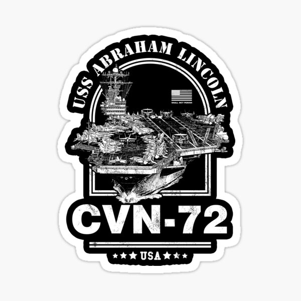 "CVN-72 USS Abraham Lincoln" Sticker for Sale by RycoTokyo81 | Redbubble