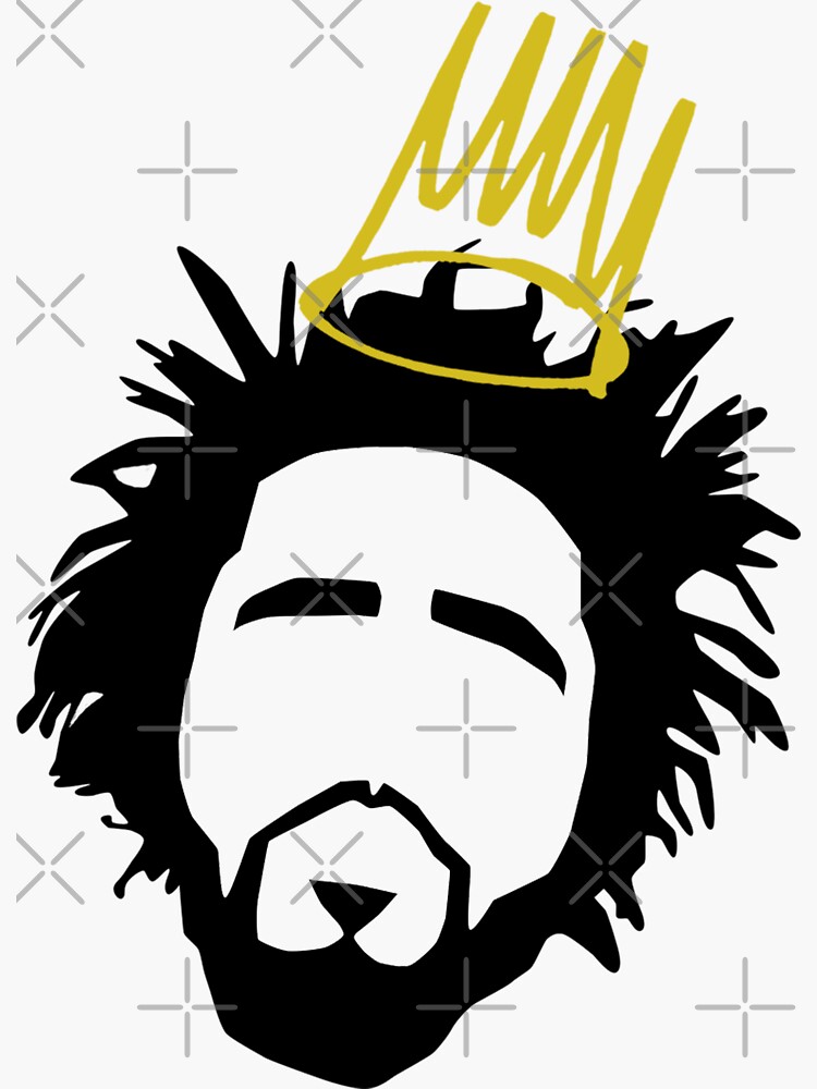 "J. Cole" Sticker for Sale by JXNWorks | Redbubble