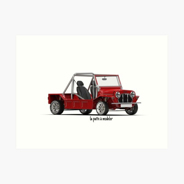 Mini Moke Art Prints | Redbubble