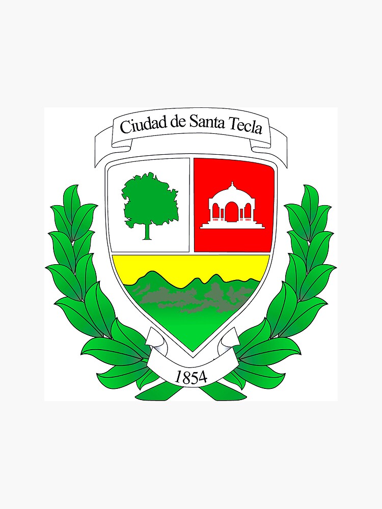 "Coat of Arms of Santa Tecla, El Salvador" Sticker for Sale by ...