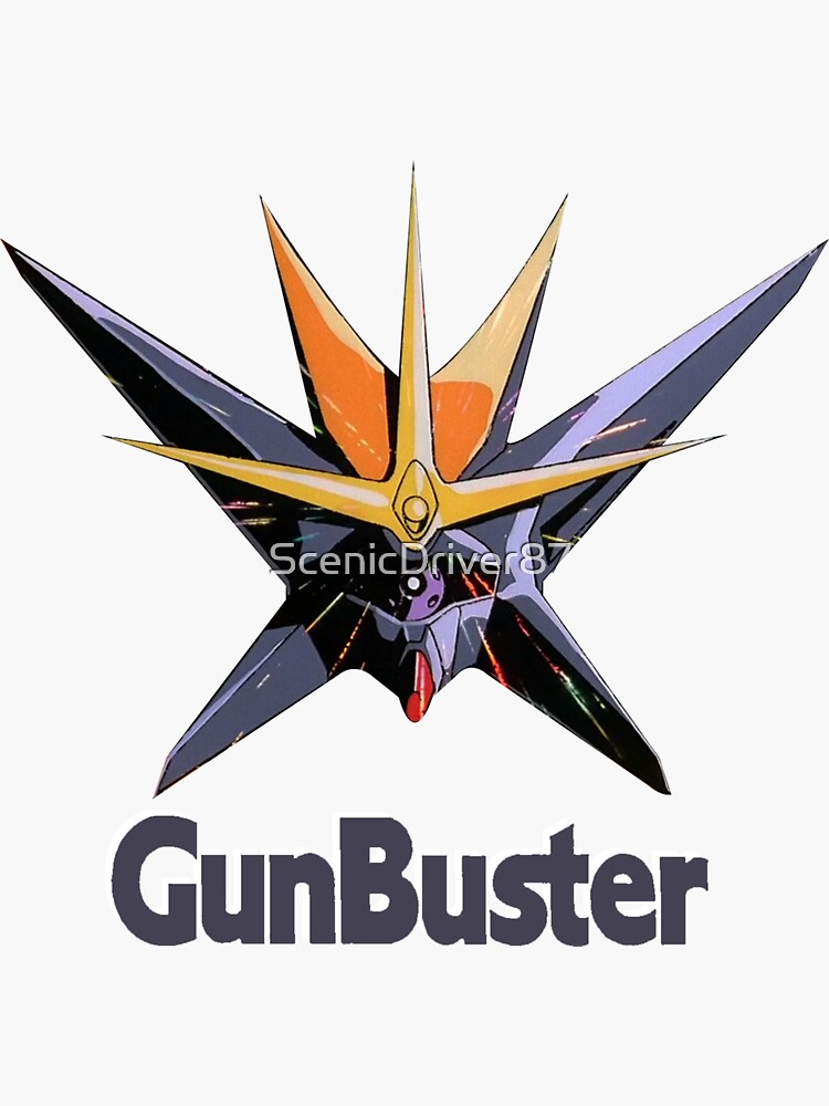 "GunBuster!" Sticker for Sale by ScenicDriver87 | Redbubble