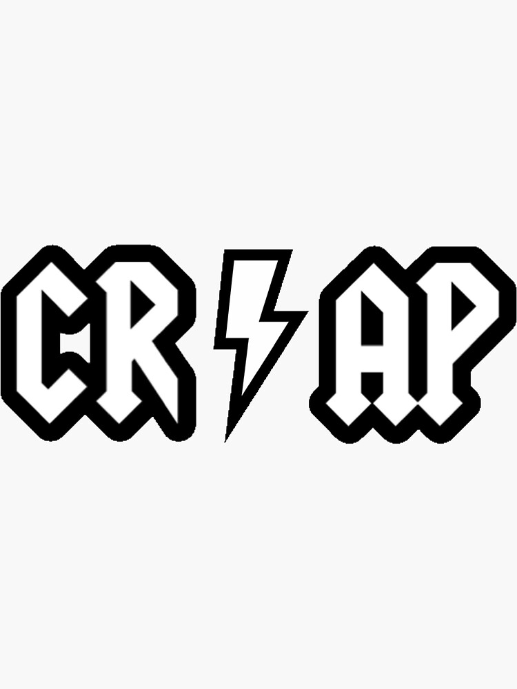 "Doug Crap logo" Sticker for Sale by Doug3P0 | Redbubble