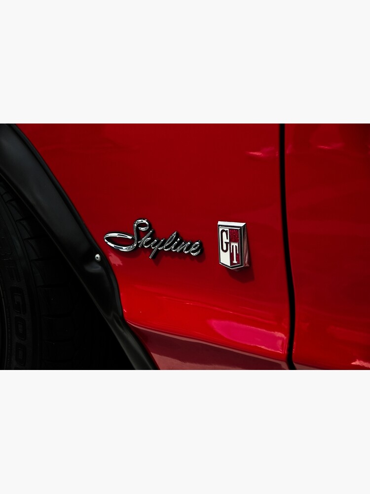 "Skyline GT-R Badge" Poster for Sale by jstittphoto | Redbubble