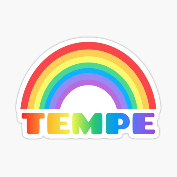 "Tempe LGTB Pride Rainbow" Sticker for Sale by NellexDesign | Redbubble
