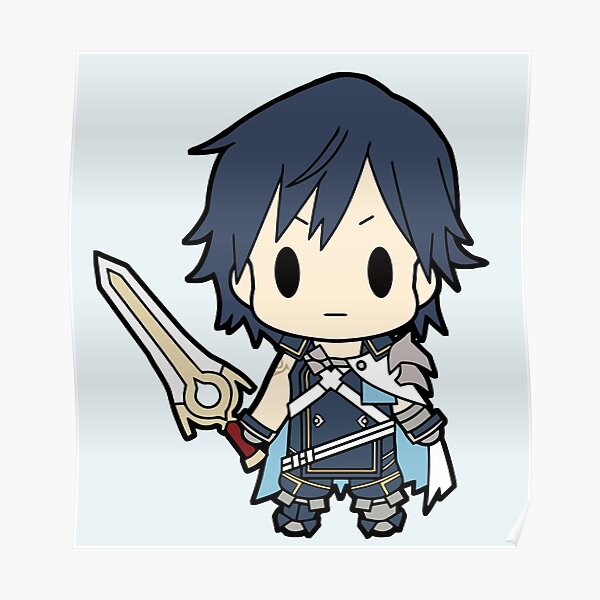"Fire Emblem Awakening: Chrom" Poster for Sale by Chibify | Redbubble