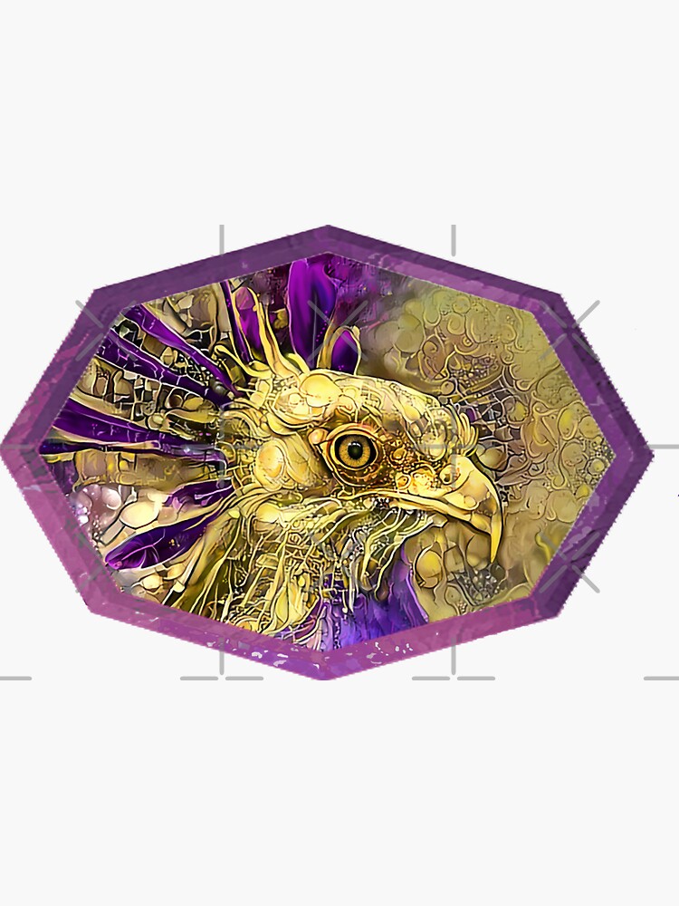 "Secretary Bird" Sticker for Sale by Kestrelle | Redbubble