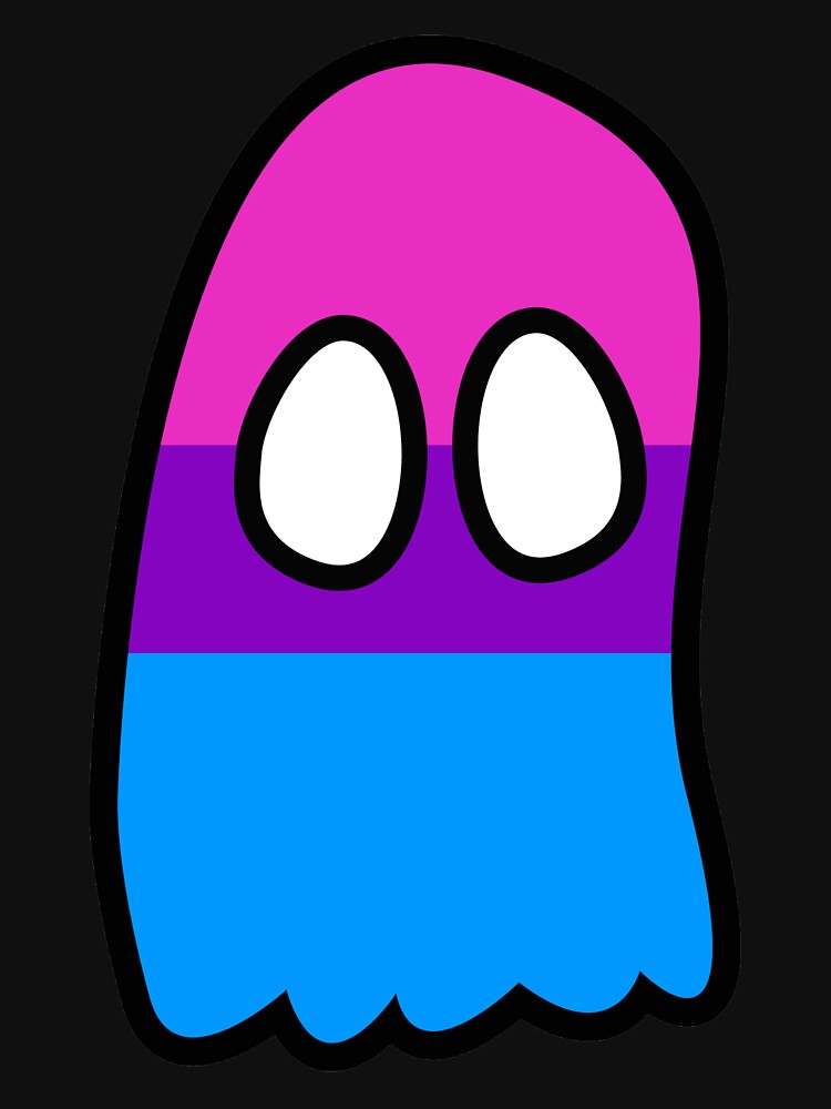 "Bi Pride Ghost" T-shirt for Sale by nocluekid | Redbubble | pride t ...