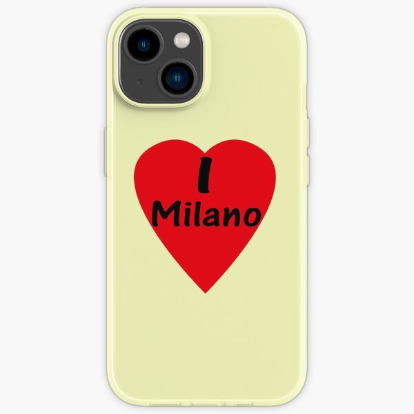 "I Love Milano - I Heart Milan Italy T-Shirt" iPhone Case for Sale by ...