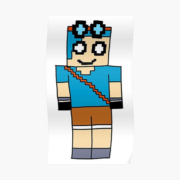 Minecraft Skin Posters | Redbubble