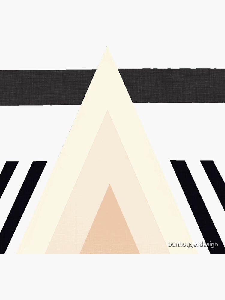 "Conical Tent" Sticker by bunhuggerdesign | Redbubble