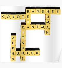 Scrabble Posters | Redbubble