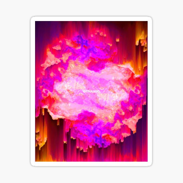 "Dynamic" Sticker for Sale by klarensArt | Redbubble