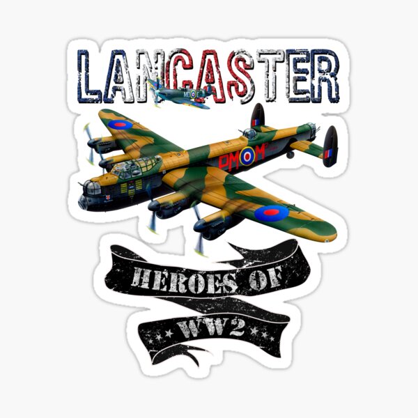 "RAF Avro Lancaster WW11 Britischer Bomber" Sticker von norules | Redbubble
