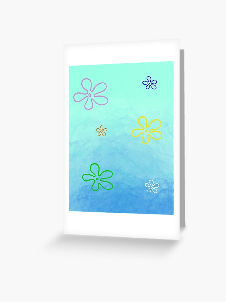 "Spongebob sky background " Greeting Card for Sale by ellishanora ...