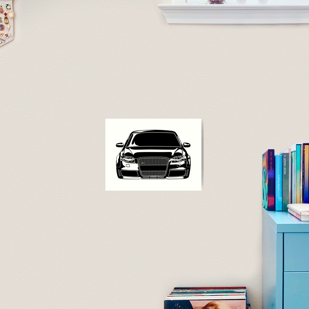 "RS4 B7 Front" Art Print for Sale by l13psna | Redbubble