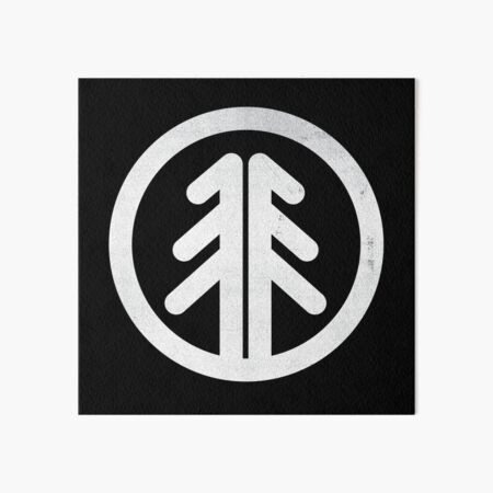 "Say Nothing Yay Tree! Symbol - White" Art Board Print by JacobSoma ...