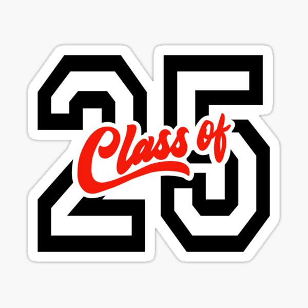 "Class of 2025 - 25" Sticker for Sale by indicap | Redbubble