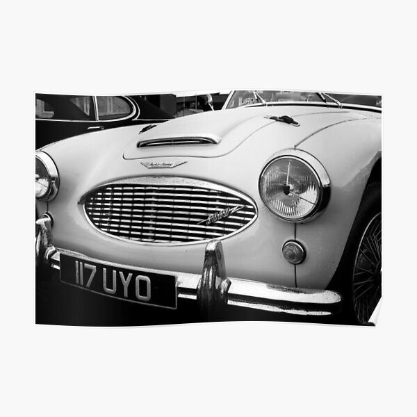 "Austin Healey 3000 Classic Vintage Sports Car" Poster for Sale by ...