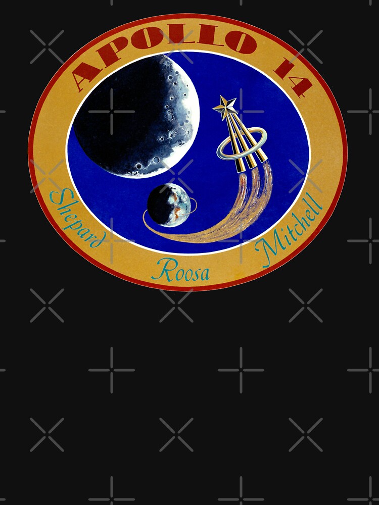 "NASA Apollo 14 Moon Mission Astronaut Crew Patch" T-shirt for Sale by ...
