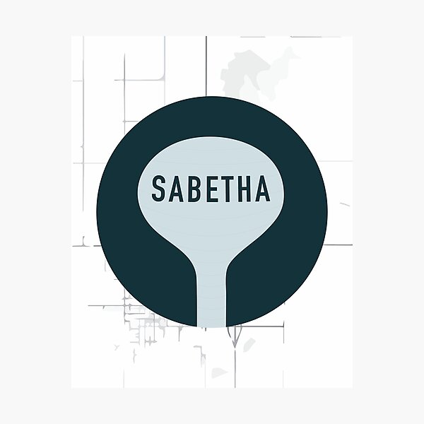 "Sabetha Water Tower Map" Photographic Print for Sale by KSwildflower ...