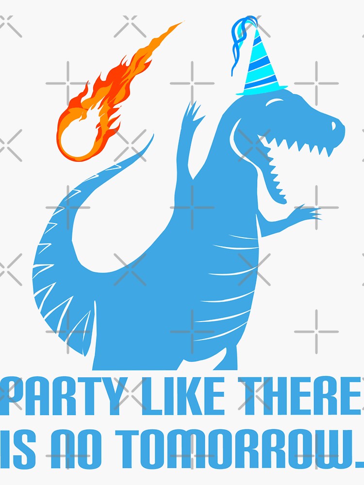 "Party on" Sticker for Sale by TimAddisonArt | Redbubble