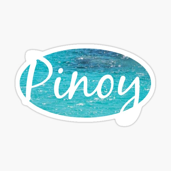 "Pinoy" Sticker by phys | Redbubble
